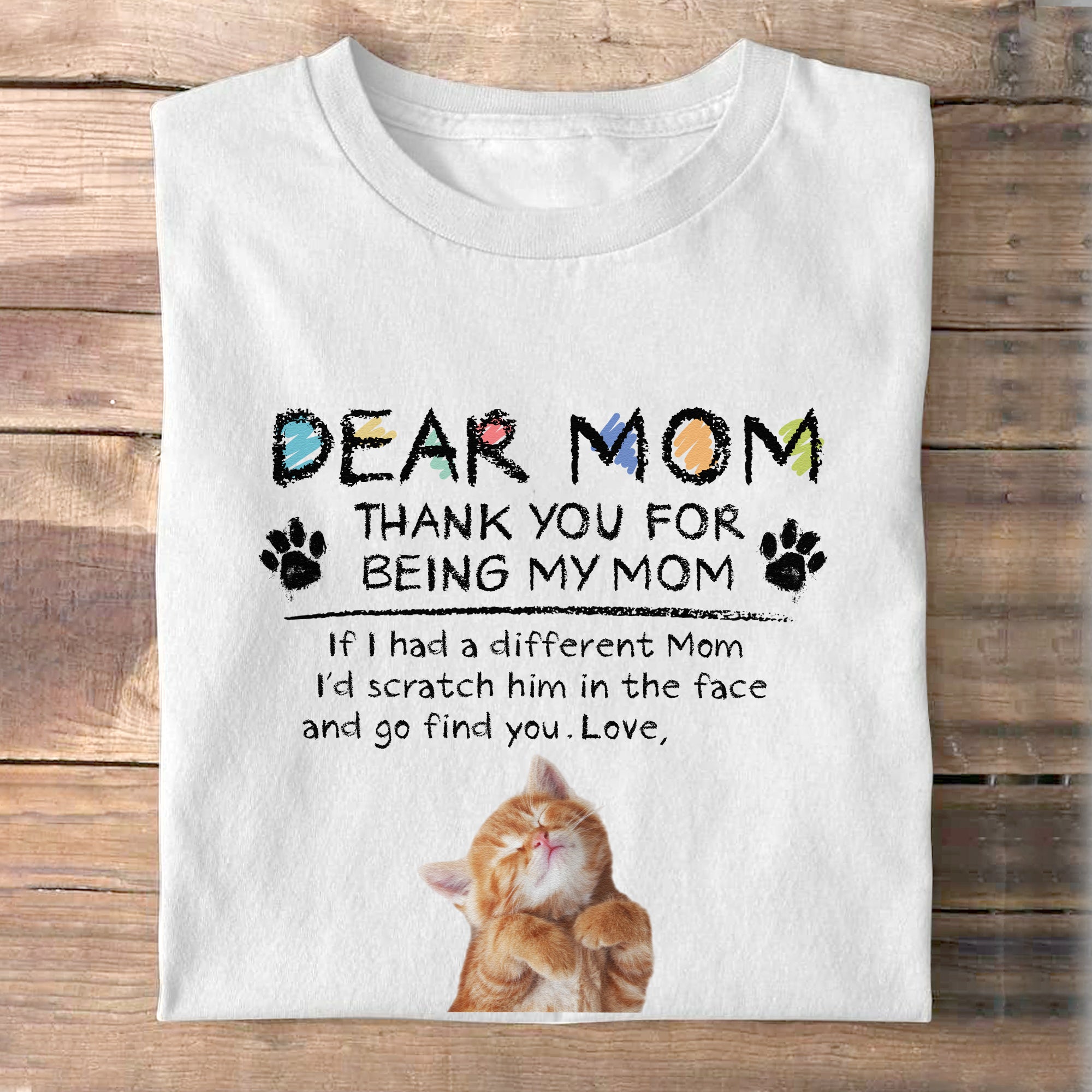Claw Her Face - Gift For Cat Lovers - Personalized Custom Photo Shirt – Pawesome House