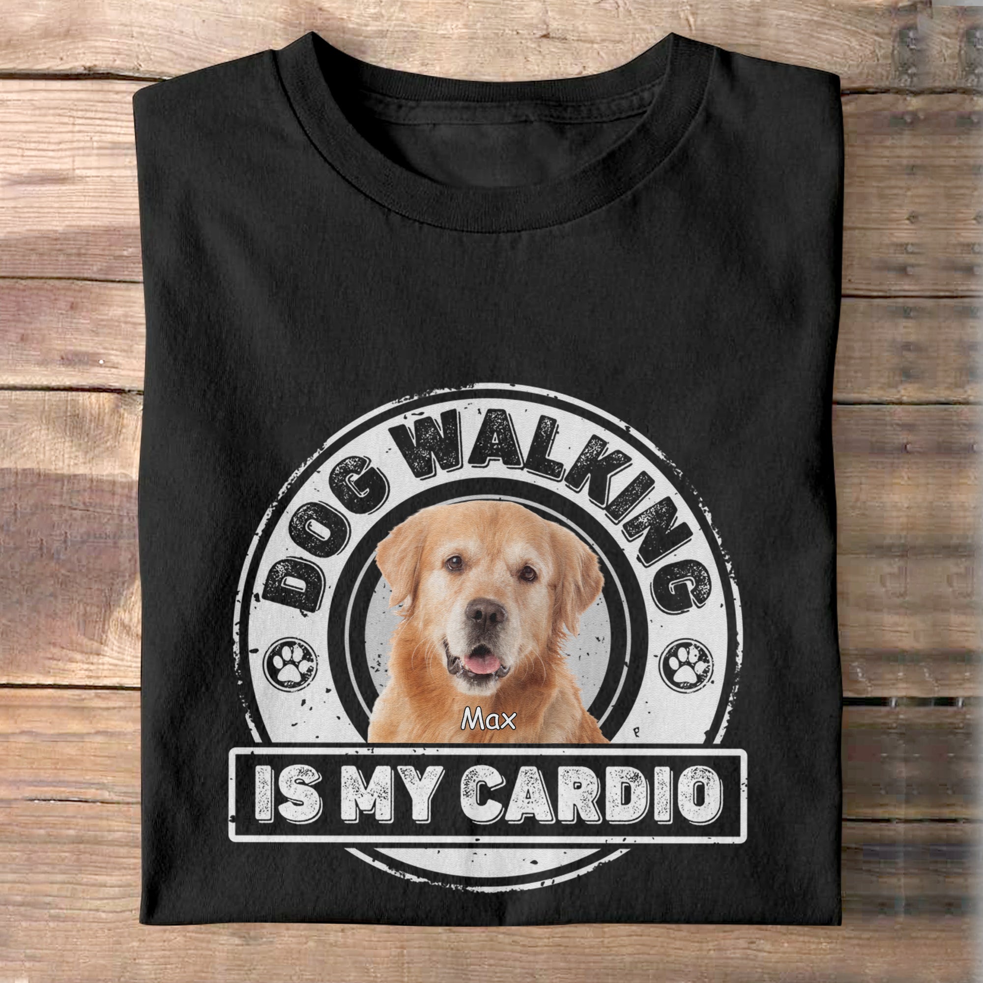 Cardio With Dog - Dog Lovers - Pet Owner- Personalized Custom Photo Sh ...