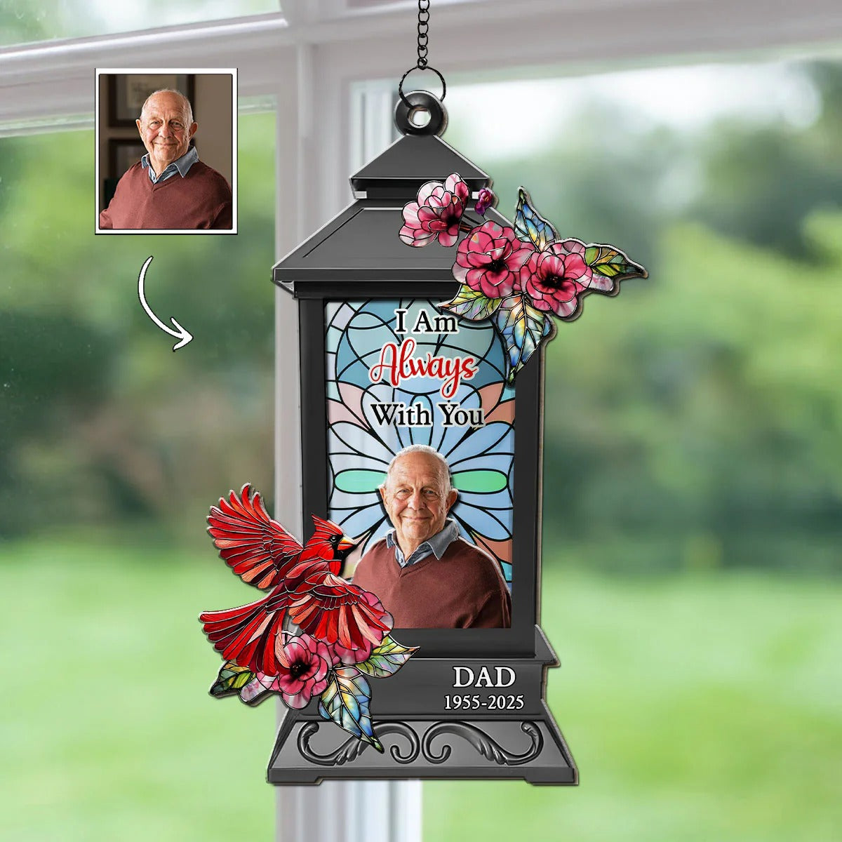 I Am Always With You - Personalized Custom Suncatcher – Pawesome House