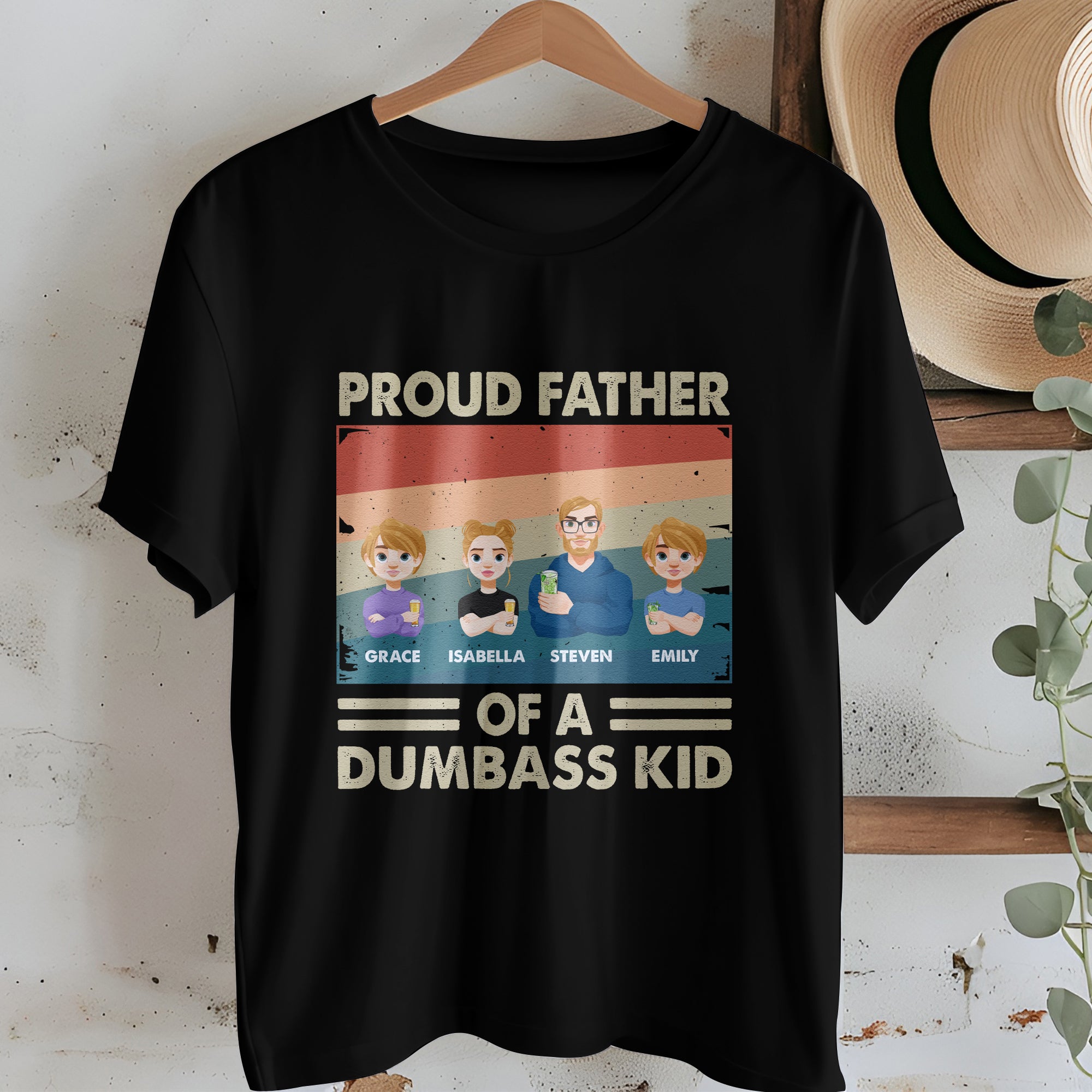 Proud Father Of A Few Dumb@Ss Kids - Father's Day Birthday Gift For Da ...