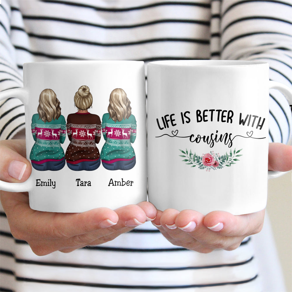 Life Is Better With Cousins - Gift For Brothers, Sisters - Personalize ...