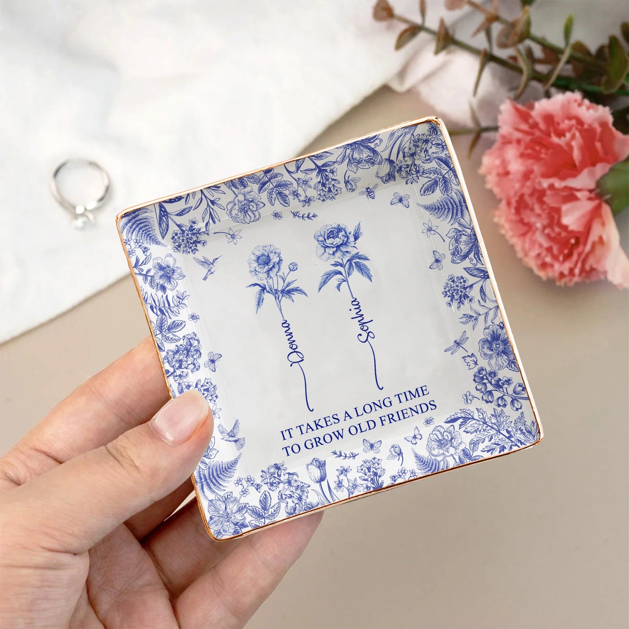 It Takes A Long Time To Grow An Old Friend, Bestie Toile De Jouy - Per ...